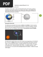 Earth's Rotation and Revolution (Grade 6) - Free Printable Tests and ...