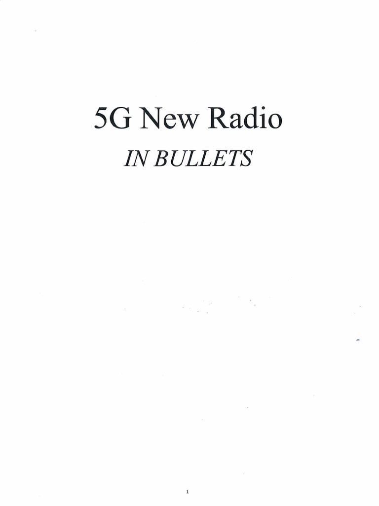 5G in Bullets1 - 300 - COLOR | PDF | Communication | Telecommunications ...