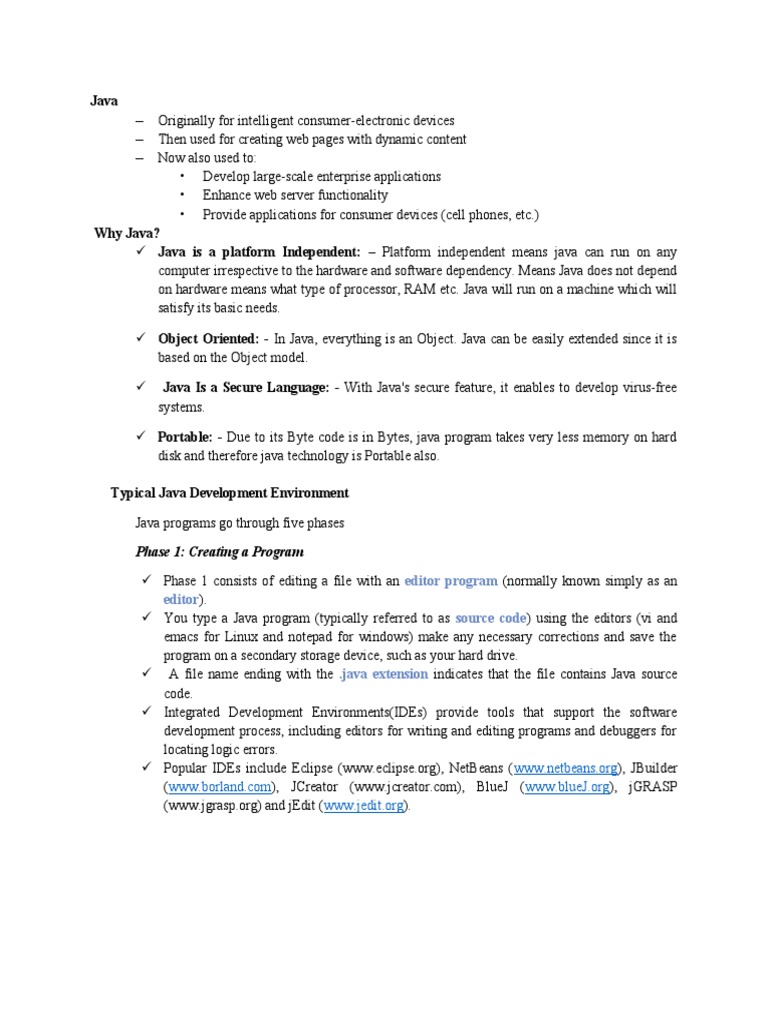 Phase 1: Creating A Program: Editor Program Editor Source Code | PDF ...