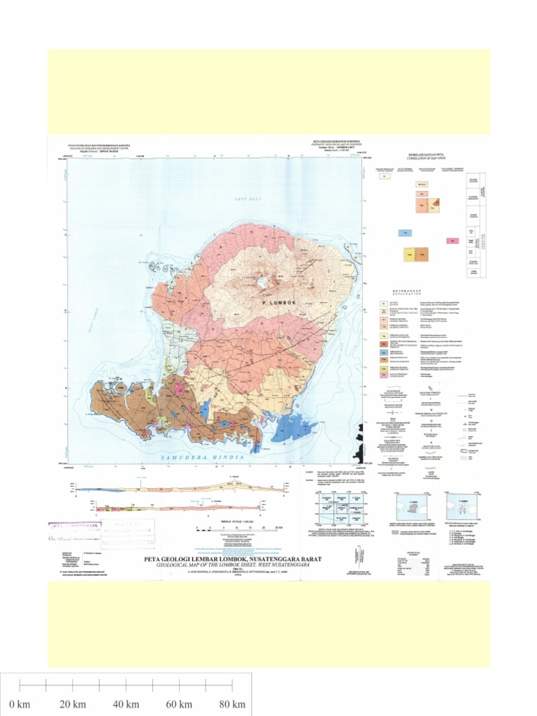 Peta Geologi Regional Lombok | PDF