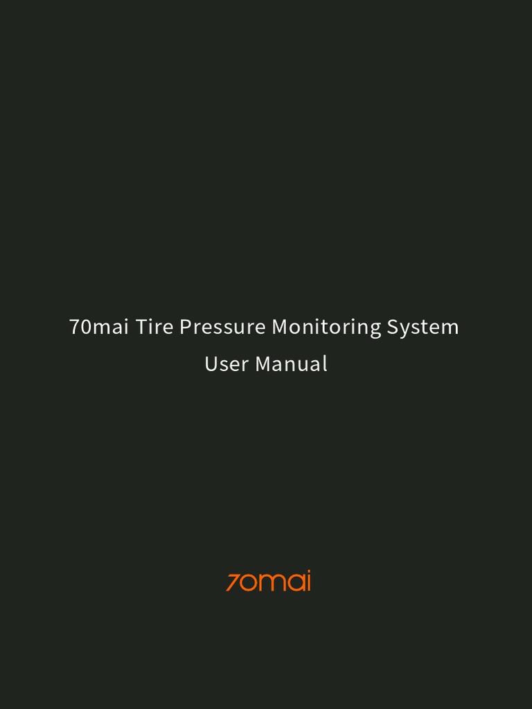 70mai TPMS User Manual Multi Language 2019.5.27 | PDF