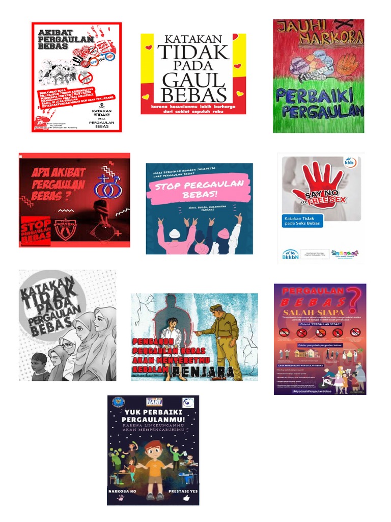 Poster Pergaulan Bebas | PDF