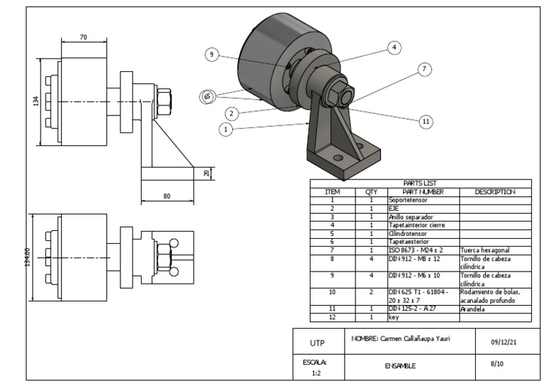 Plano Ensamble | PDF | Máquinas | Metalurgia