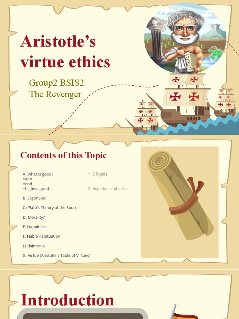 Ethics101 Aristotle's Virtue Ethics | PDF | Plato | Aristotle