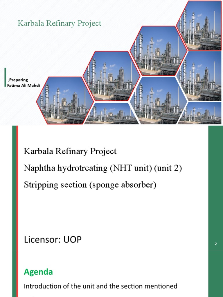 Karbala Refinary Project: Preparing Fatima Ali Mahdi | PDF | Chemical ...