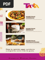 Menú y promociones de Tanta Perú | PDF | Cocinando | Cocina occidental