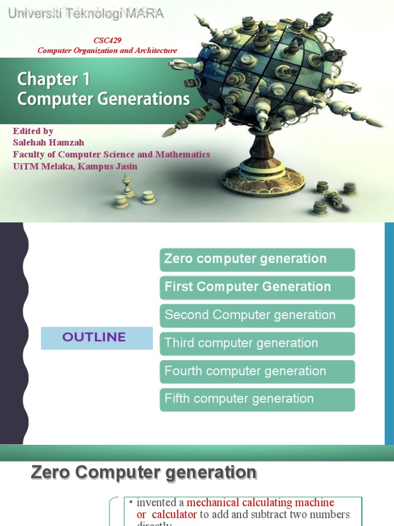 Universiti Teknologi Mara Csc429 Computer Organization And Architecture Pdf Integrated 