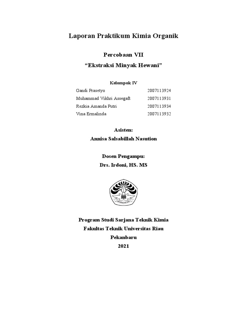 Laporan 7-Kelompok 4-Revisi 7 | PDF | Kesehatan Holistik | Sains & Matematika