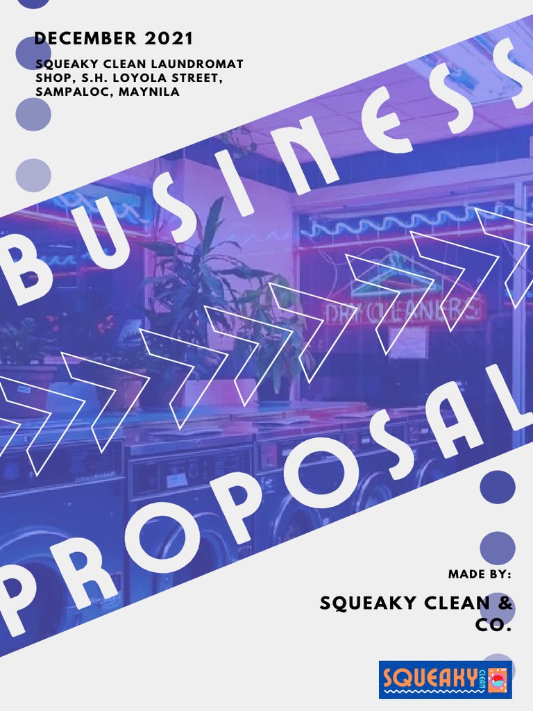 Business Proposal | Download Free PDF | Laundry | Washing Machine