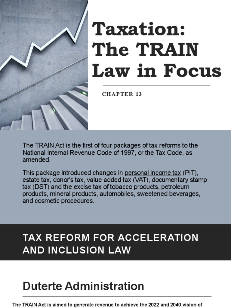 Taxation: The Train Law in Focus | PDF | Taxes | Value Added Tax