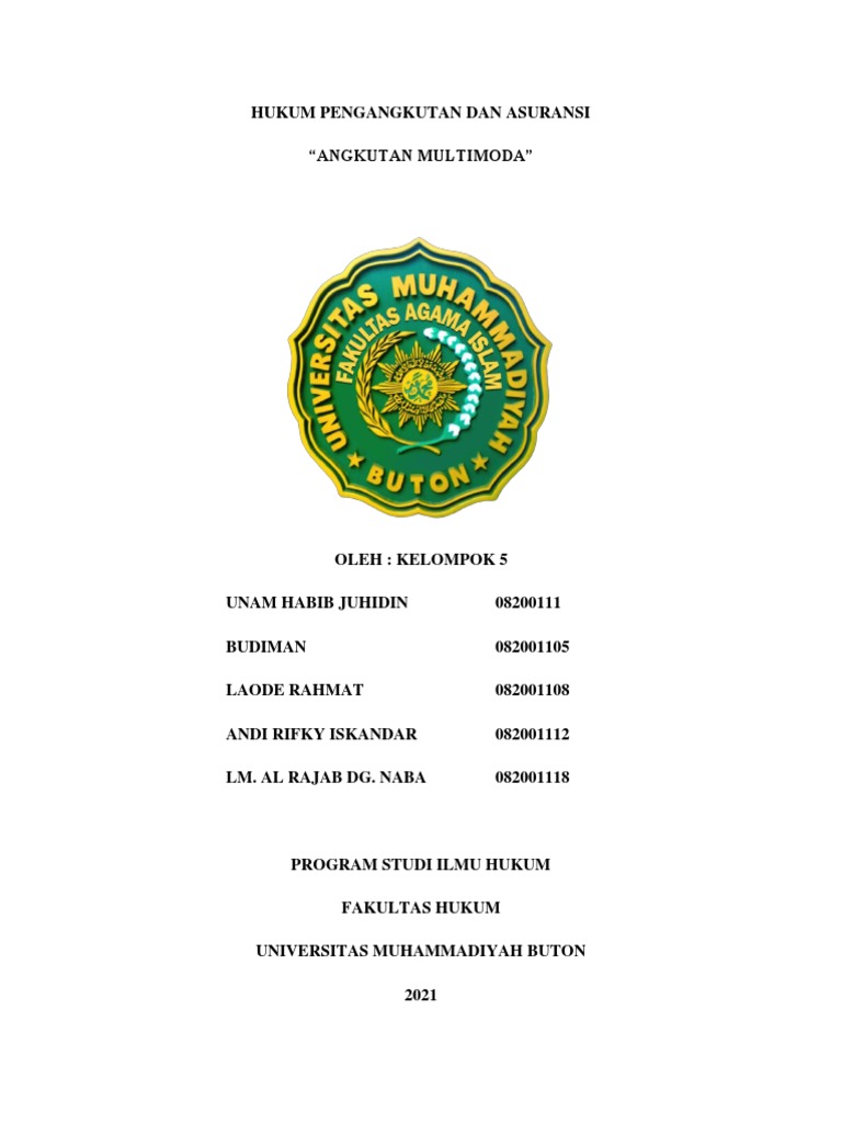 Angkutan Multimoda | PDF