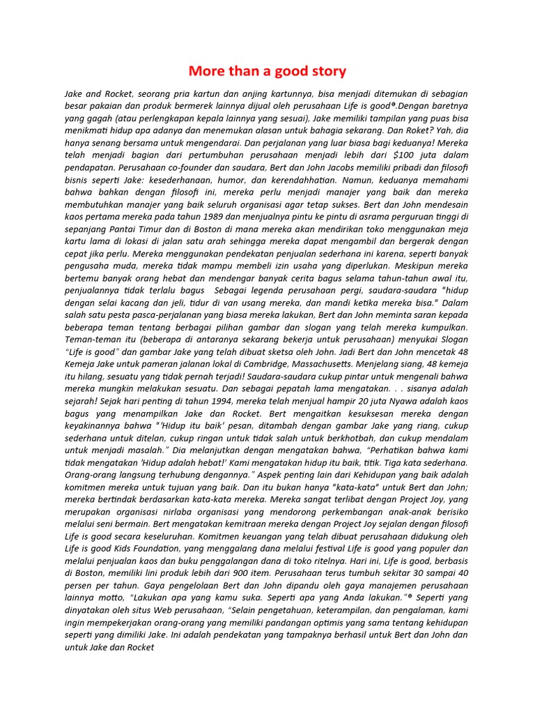 Case Application Chapter 1 | PDF