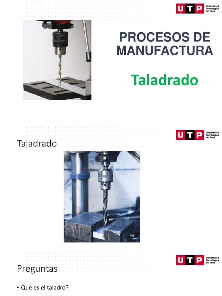 Taladrado PDF | PDF | Perforar | Equipo