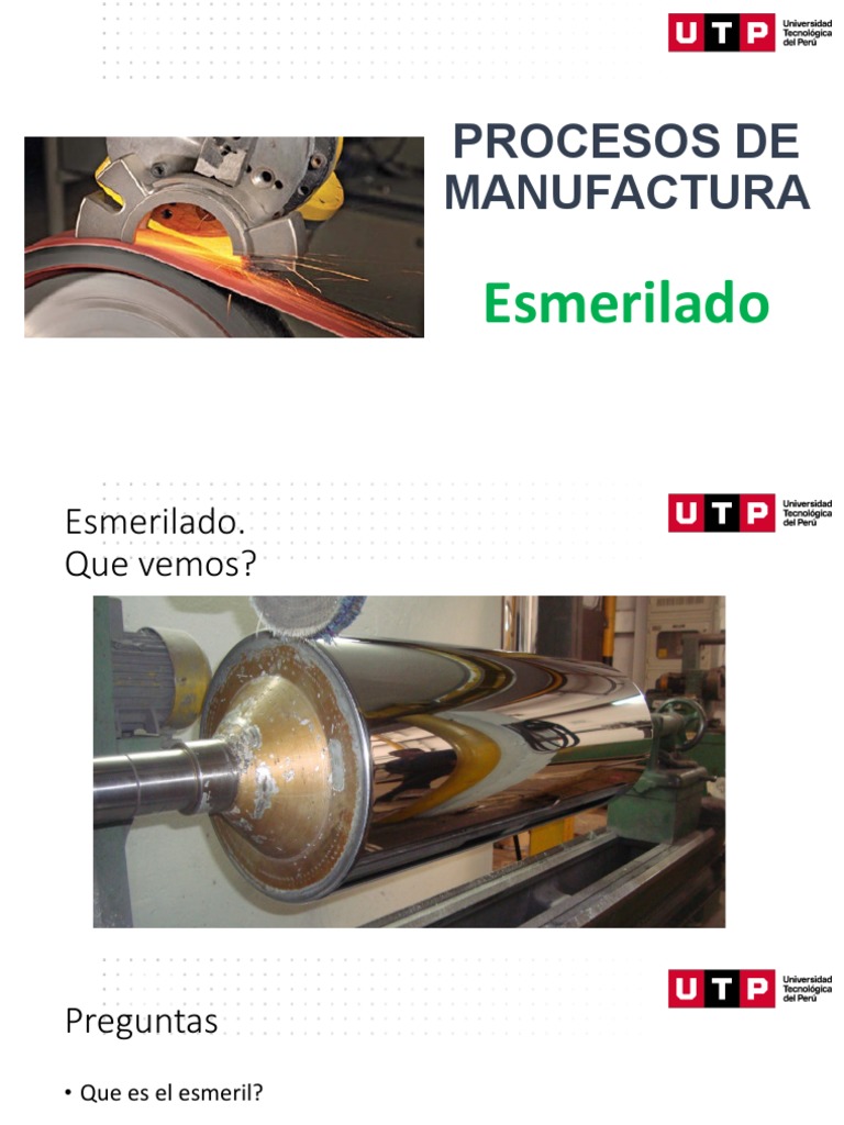 Proceso de Esmerilado y Herramientas | PDF | Abrasivo | Materiales