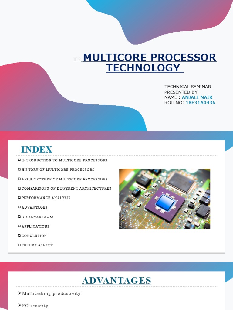 Multicore Processor Pdf Multi Core Processor Central Processing Unit