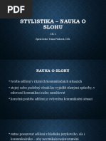 Slohovka (Charakteristika) | PDF
