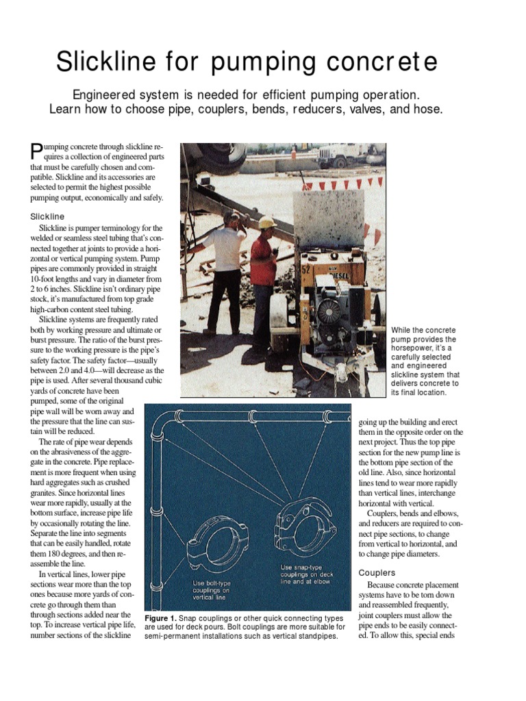 Concrete Construction Article PDF - Slickline For Pumping Concrete ...