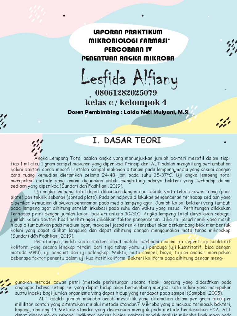 Prak Mikro 4 | PDF | Sains & Matematika