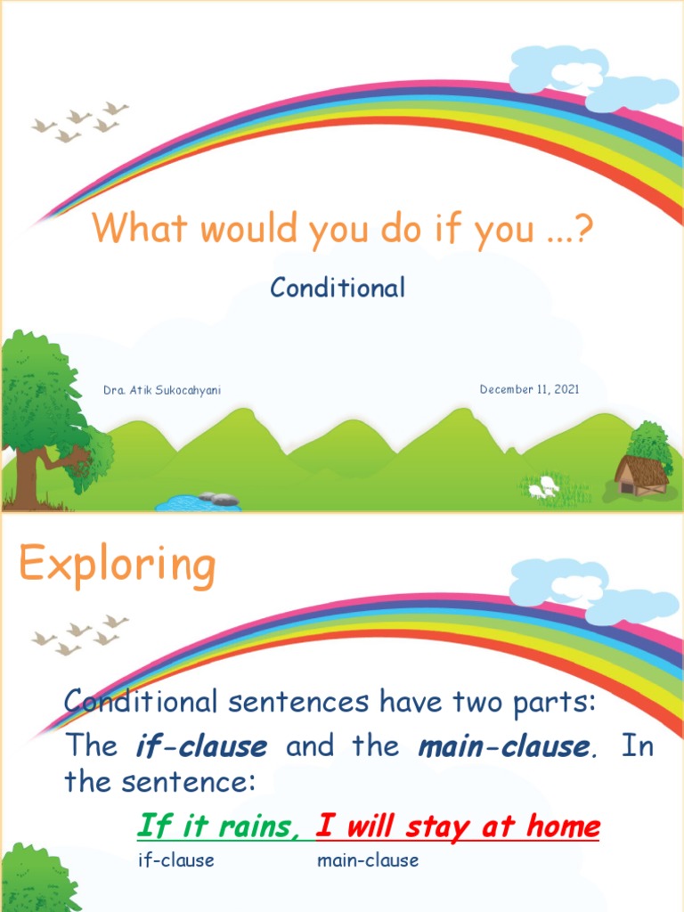 Exploring the Types and Uses of Conditional Sentences | PDF | Syntax | Language Mechanics