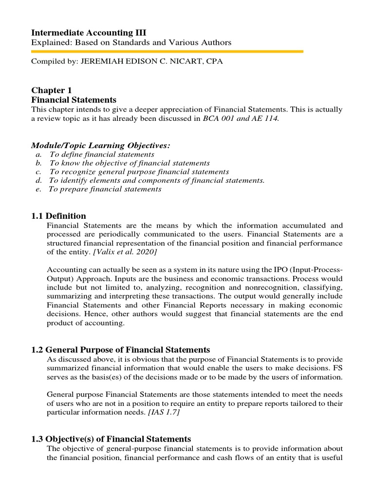 Explained: Based On Standards and Various Authors: Intermediate Accounting III | Descargar ...