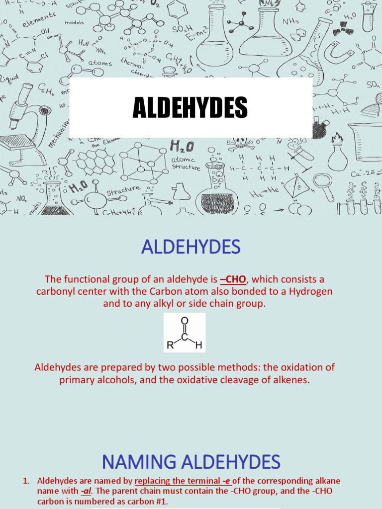 Naming Aldehydes and Ketones Guide | PDF