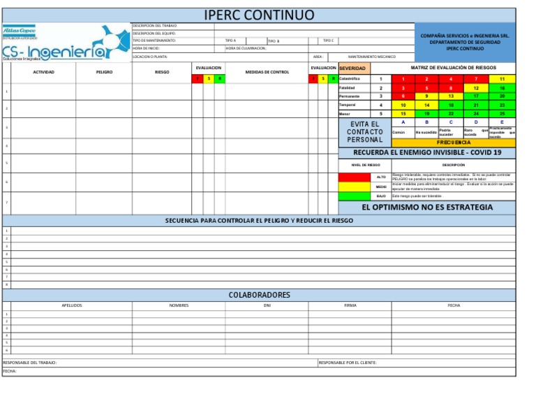Modelo Iperc Vacio | PDF