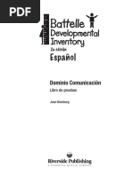 BAYLEY-III Cuadernillo de Anotación | PDF