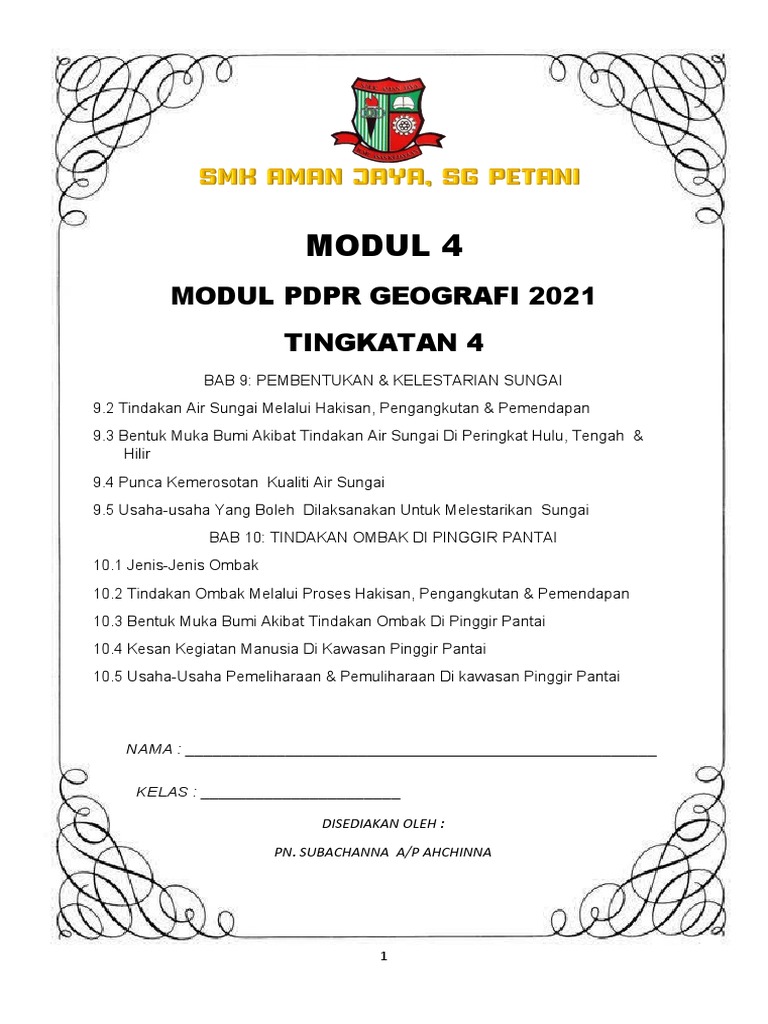 Modul 4 Tingkatan 4 | PDF