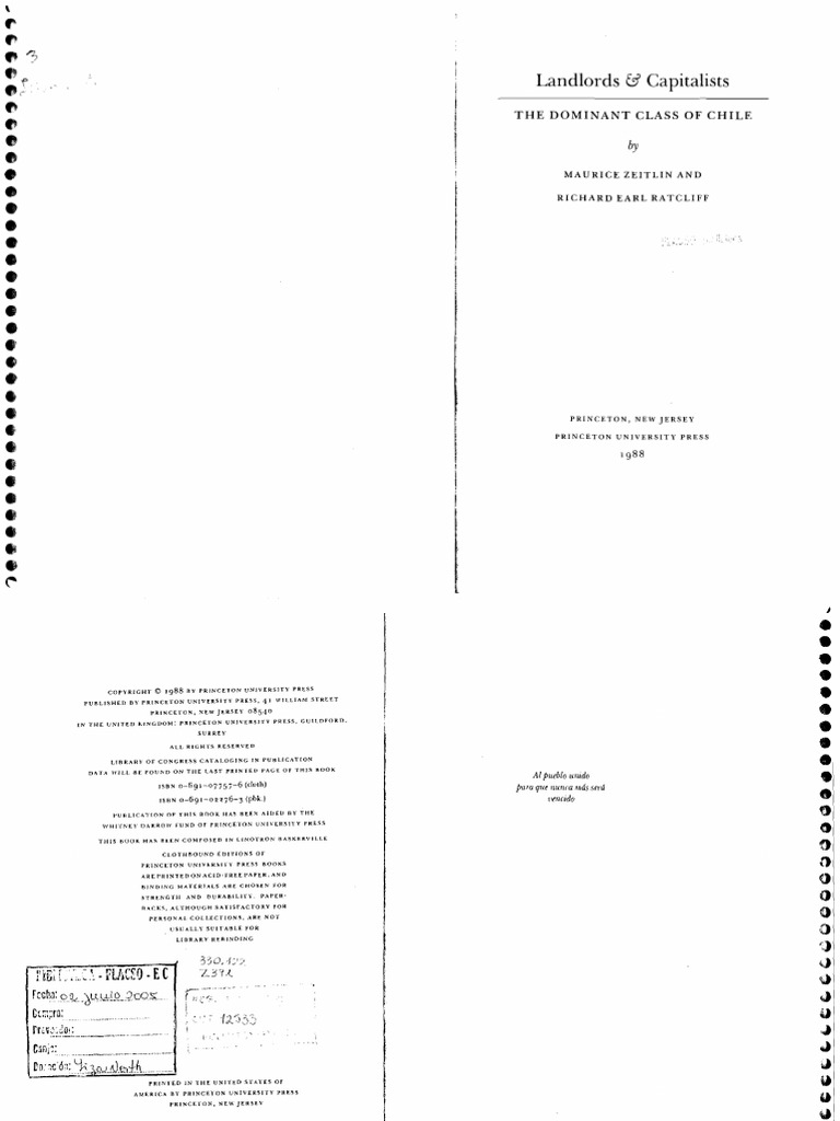 Zeitlin Maurice and Earl Ratcliff Richard | PDF | Capitalism | Theory