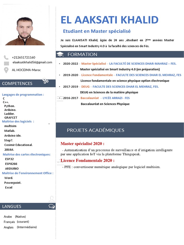 CV Khalid | PDF | Affaires