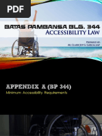 BP 344 For PWDs | PDF | Stairs | Door