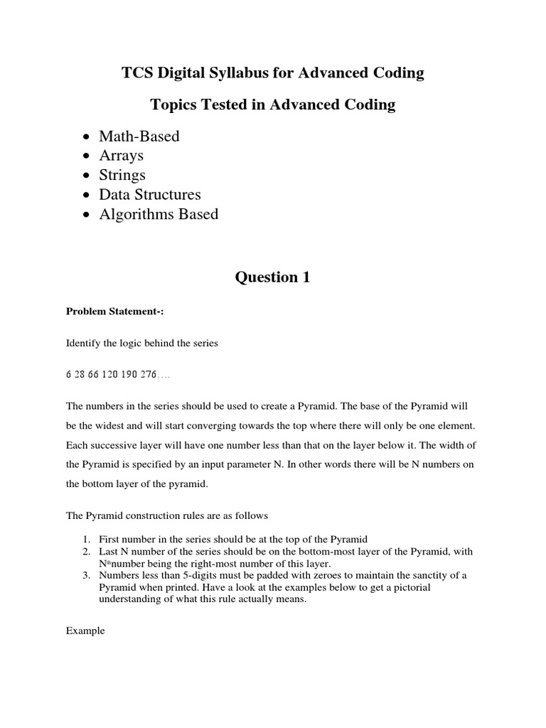 Math-Based - Arrays - Strings - Data Structures - Algorithms Based | PDF | Numbers | String ...