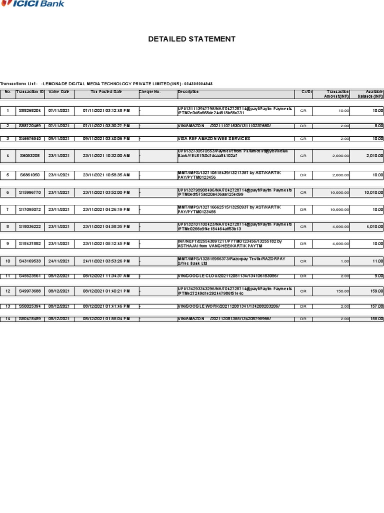 Op Transaction History | PDF | Money | Banking Technology
