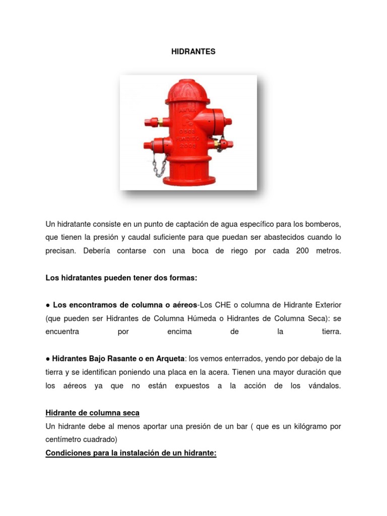 HIDRANTE | PDF