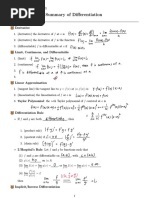 Limits Cheat Sheet | PDF | Continuous Function | Limit (Mathematics)