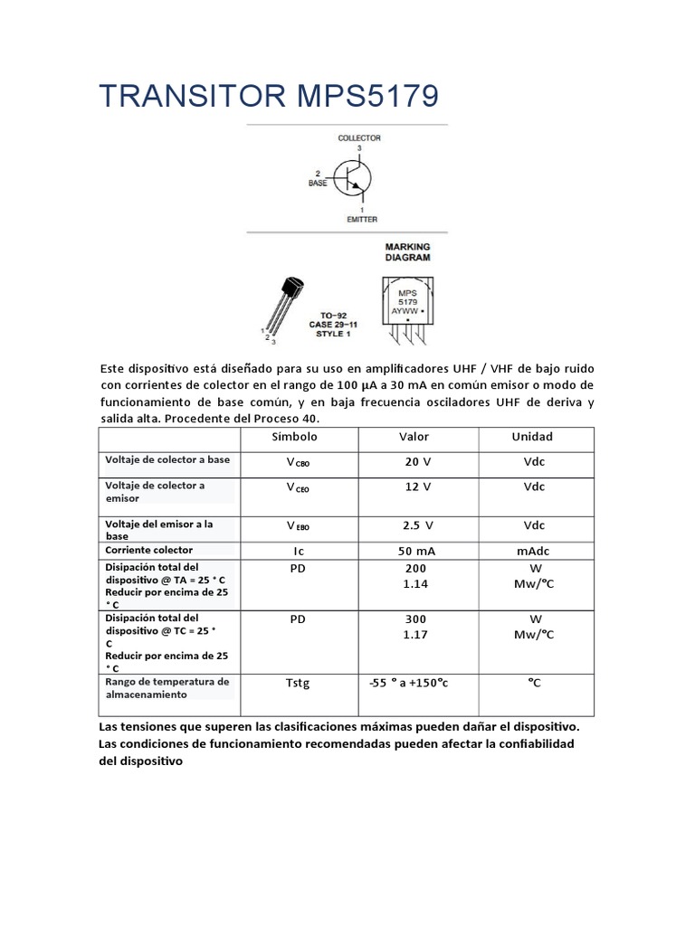 Transistoe | PDF | Transistor | Transistor de unión bipolar