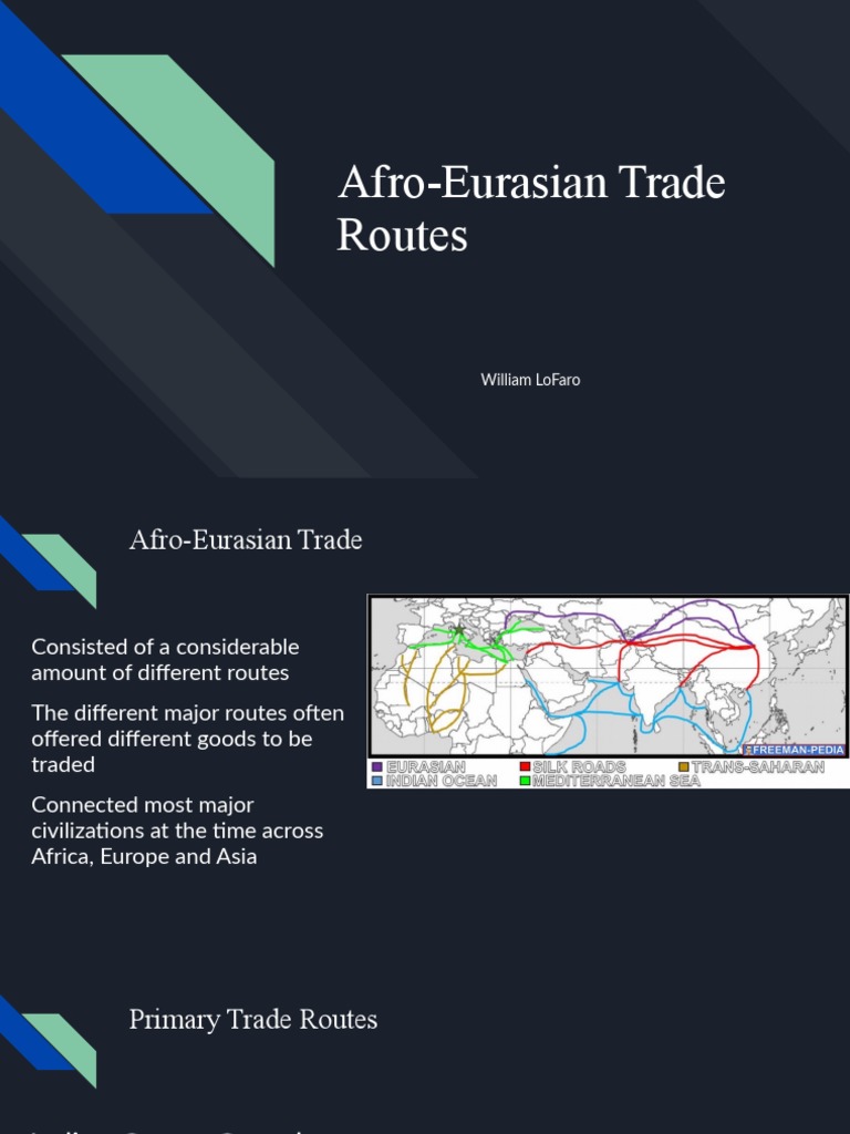 Afro-Eurasian Trade Routes | PDF