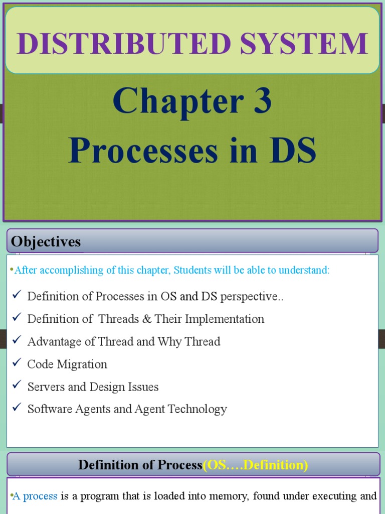 Distributed System: Processes in DS | Download Free PDF | Process (Computing) | Thread (Computing)