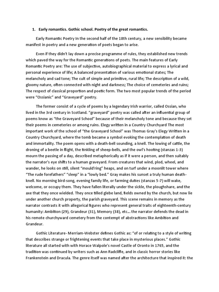 Romanticism in Literature | PDF | William Wordsworth | Romanticism