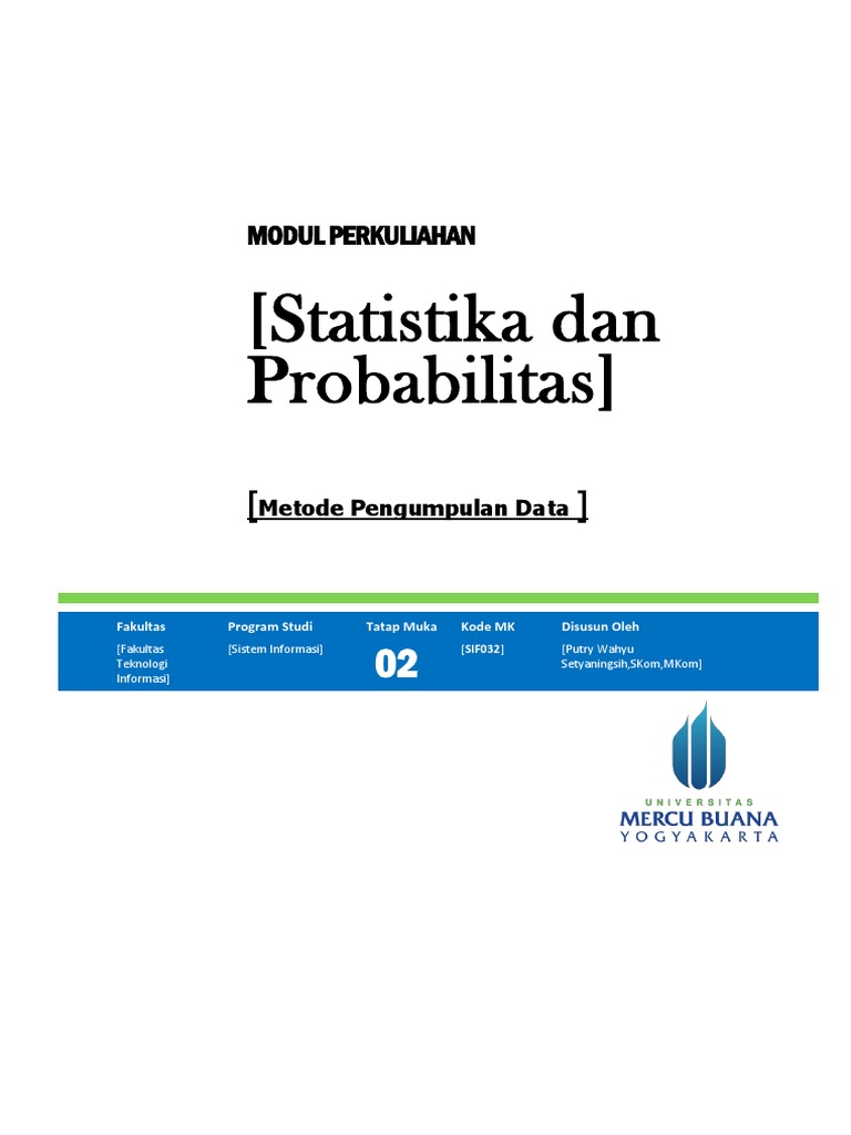 Modul Statpro 2 | PDF