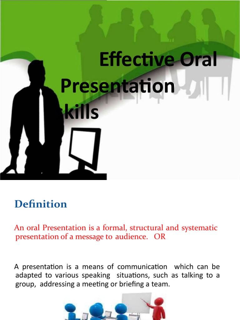 Oral Presentation Skills Revised Pdf Attention Information