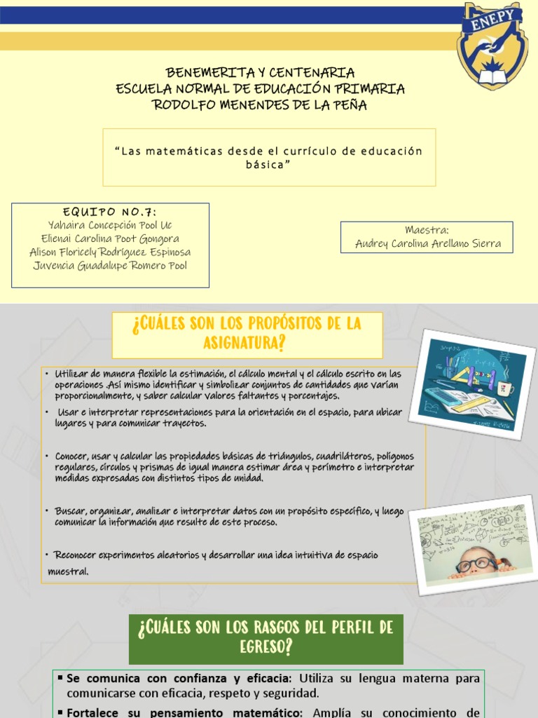 Actividad 1.1 - Las Matemáticas Desde El Currículo de Educación Básica ...