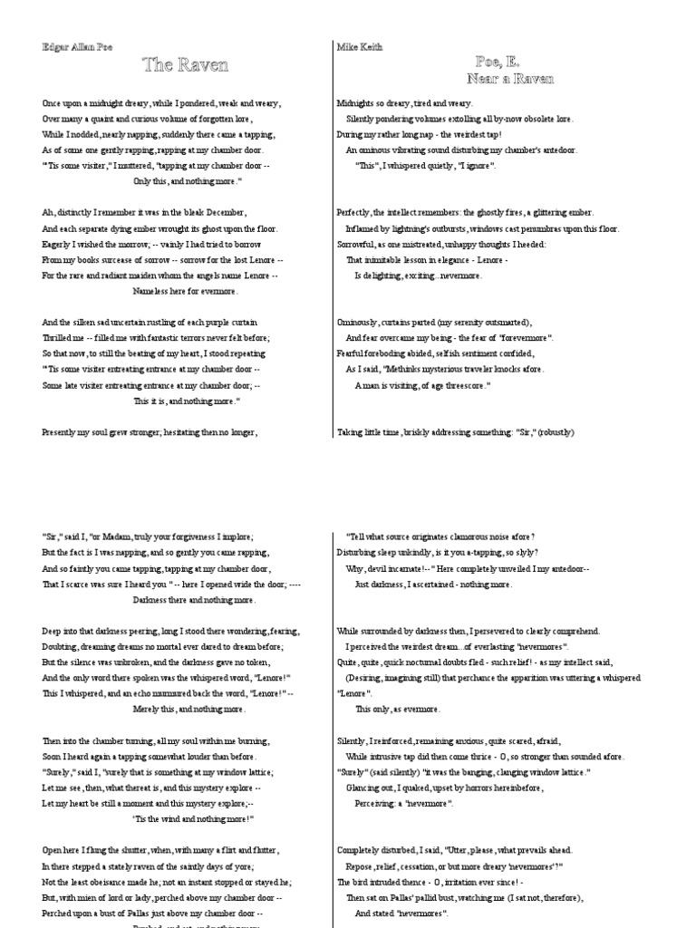 Remember Decimals of Number Pi Using Poem Raven by E.A.Poe | Download ...