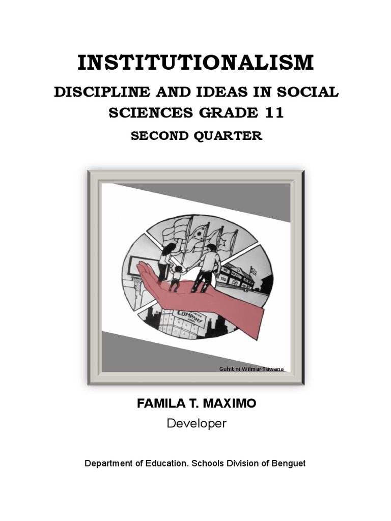 Institutionalism: Discipline and Ideas in Social Sciences Grade 11 ...