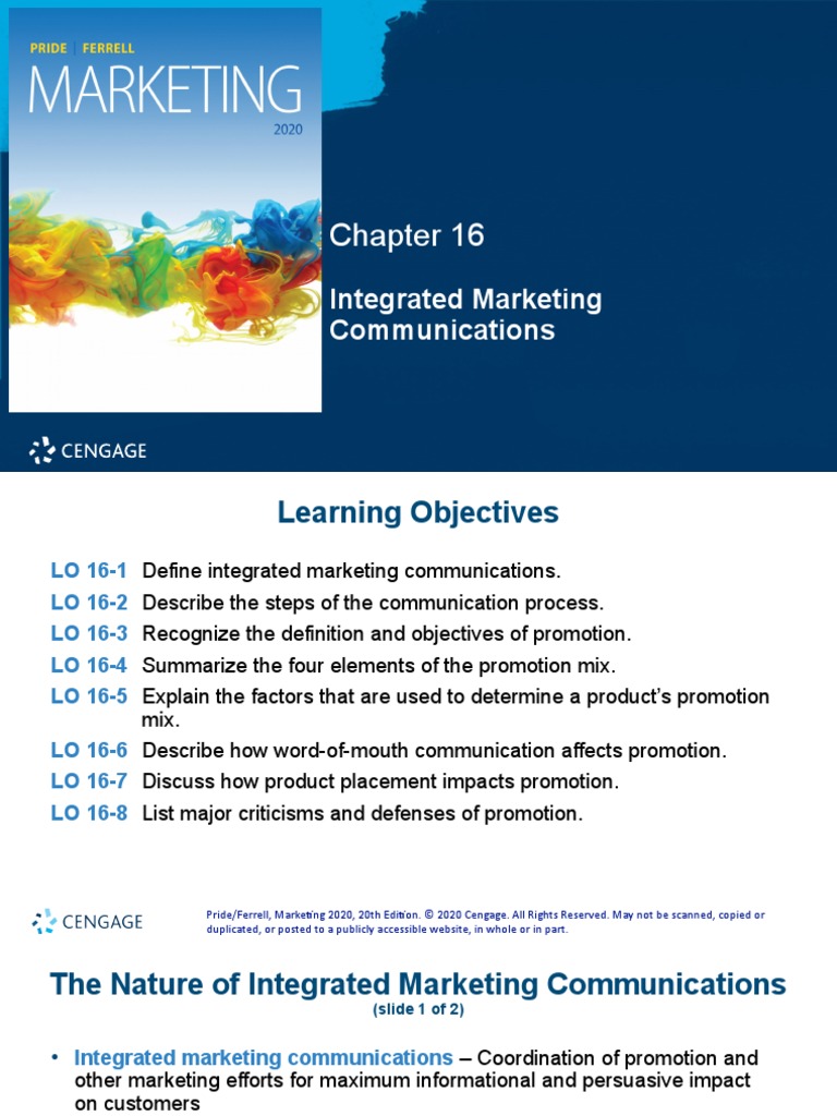 Integrated Marketing Communications | PDF | Marketing | Advertising