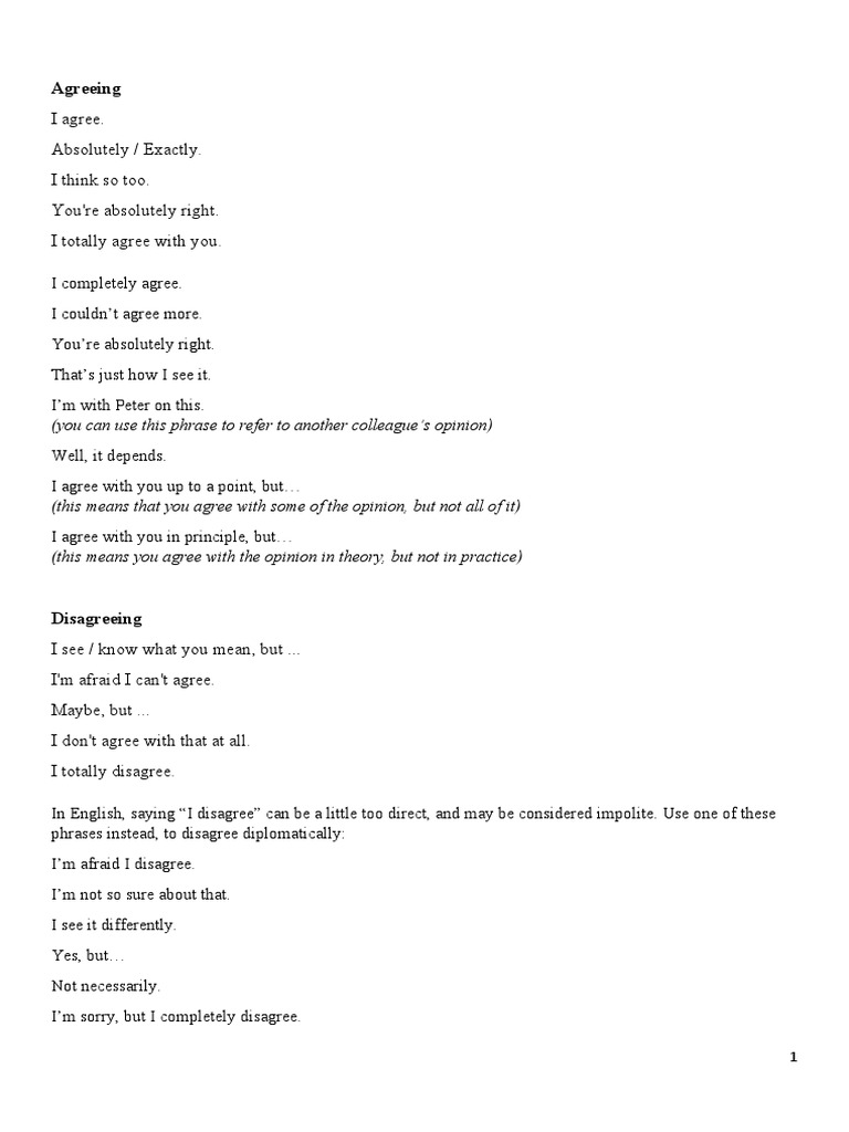 +25 Expressions For Interrupting, Agreeing, Disagreeing and Asking For ...