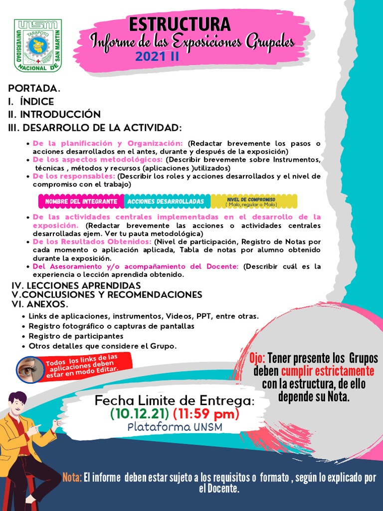 Estructura de Informe Grupales | PDF