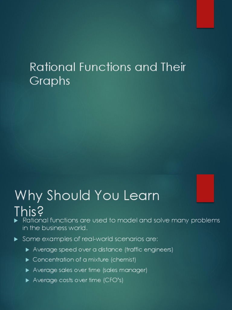 Rational Functions and Their Graphs | PDF | Algorithms | Abstract Algebra