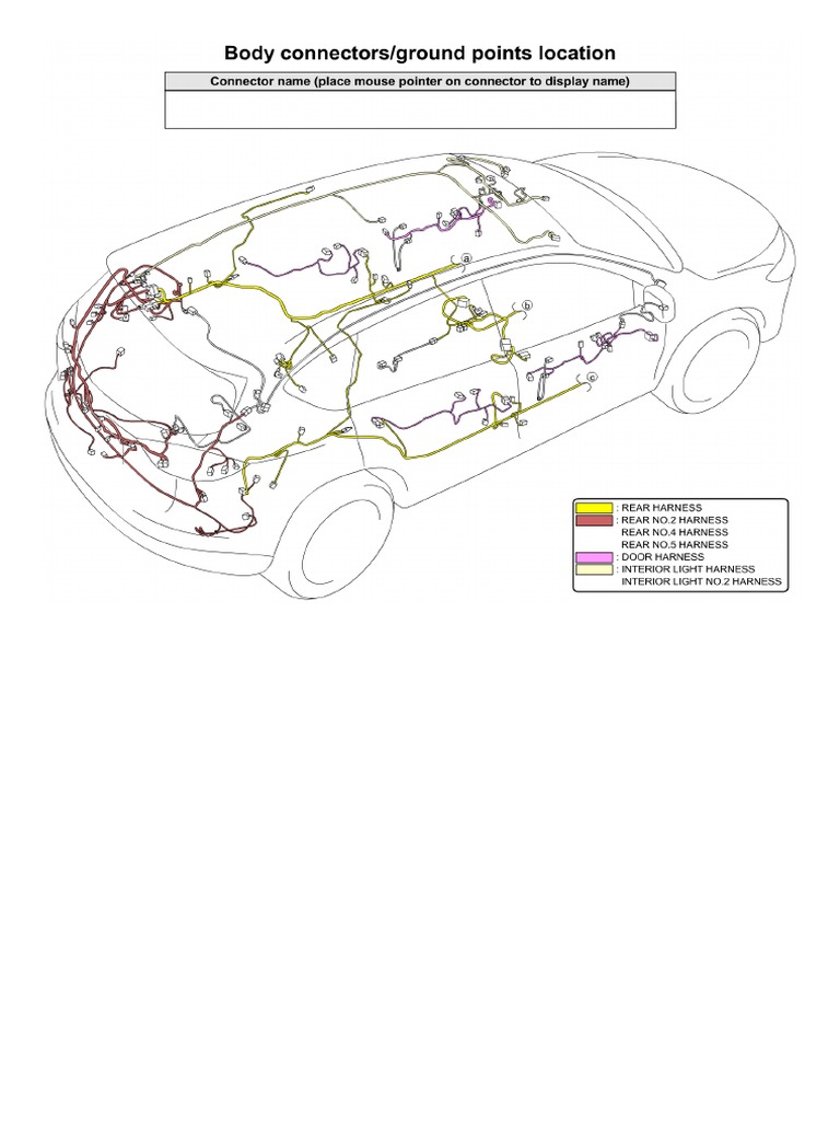 2013 Mazda CX-5 - Connector - Ground Point Locations - Body | PDF