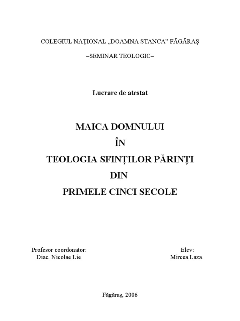 Lucrare de Atestat | PDF